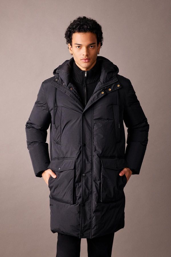 DEFACTO Water Repellent Hooded Lined Puffer Jacket Parka