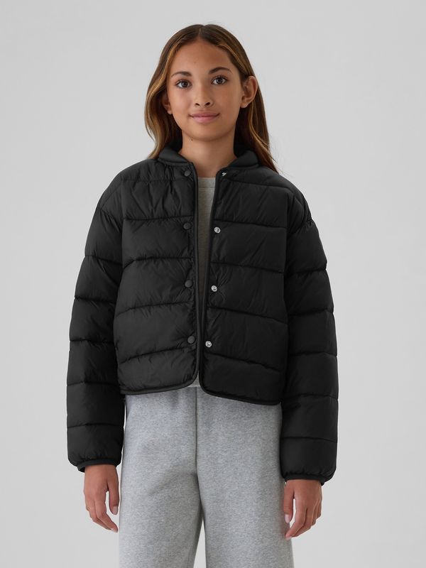 GAP CHILDREN'S QUILTED BOMBER JACKET - GIRLS