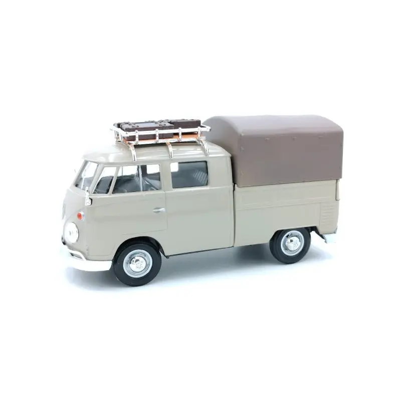 Motormax Model automobila Volkswagen Type 2 (T1) -Double Cab Pickup, 1:24, Sivi