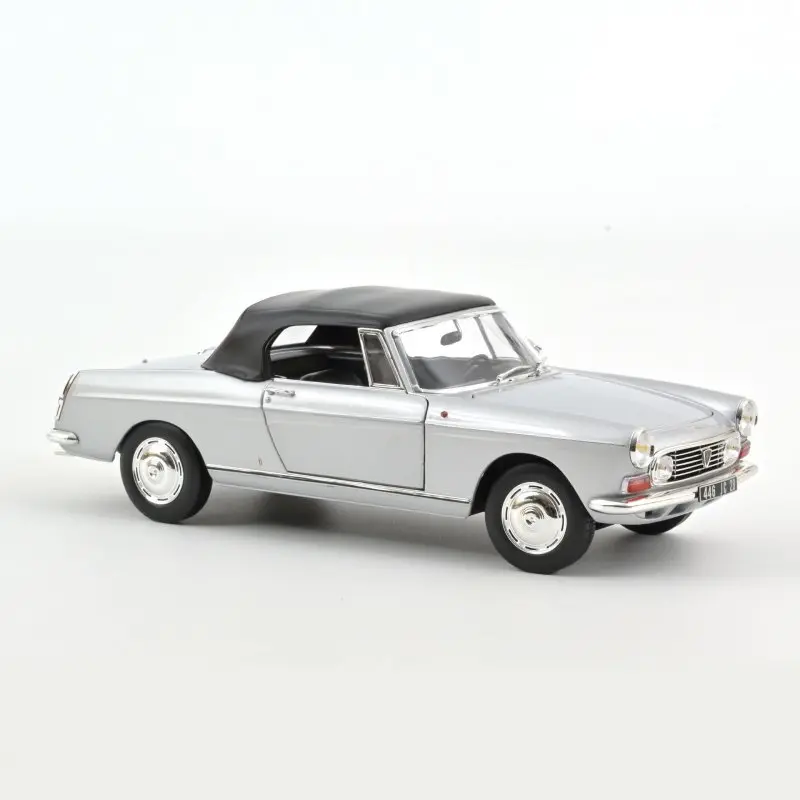 Norev Model automobila Peugeot 404 Cabriolet 1967, 1:18, Sivi