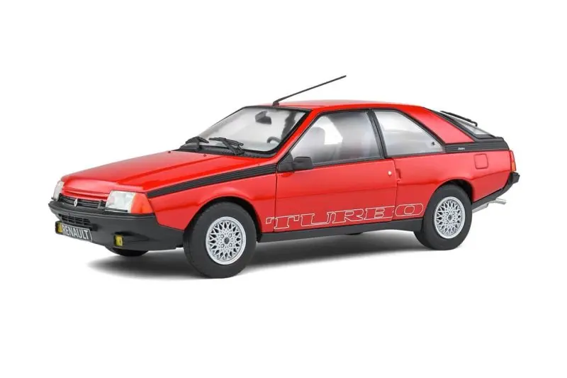 Solido Model automobila Renault Fuego Turbo - Rouge - 1980, 1:18, Crveno-crni