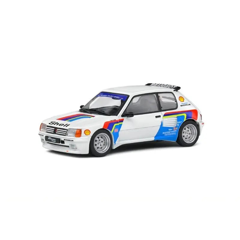 Solido Model automobila Peugeot 205 Dimma Rallye Tribute 1992, 1:43, Beli