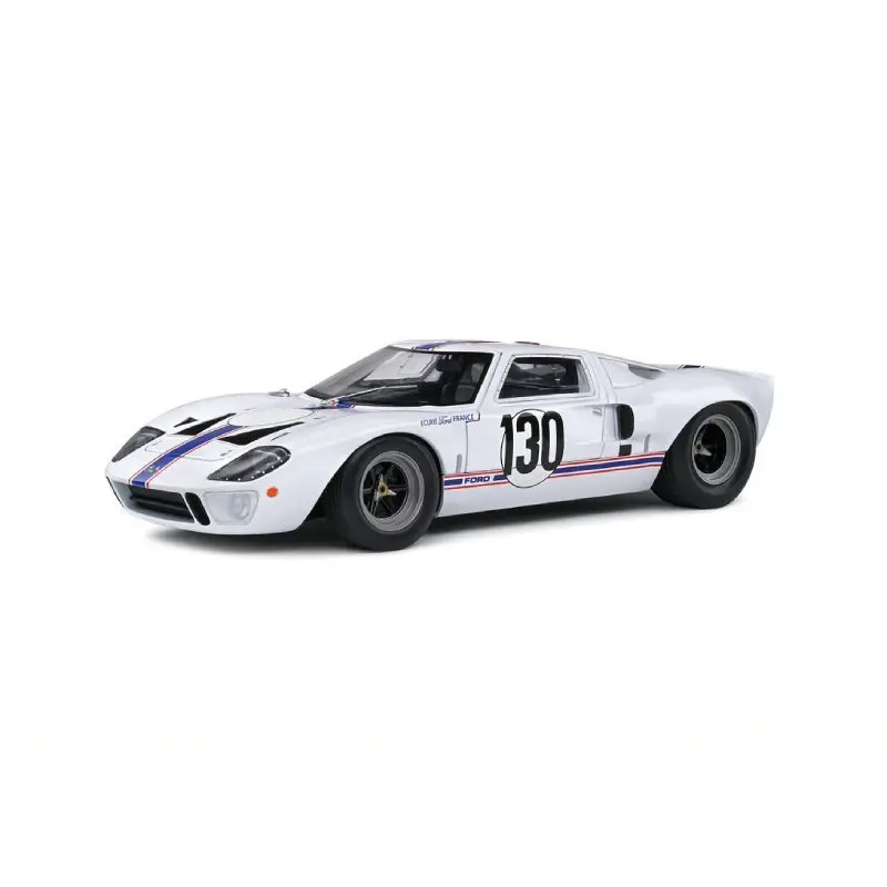 Solido Model automobila Ford GT40 MK1 #130 H.Greder/ J.M.Giorgi Targa Florio 1967, 1:18, Beli