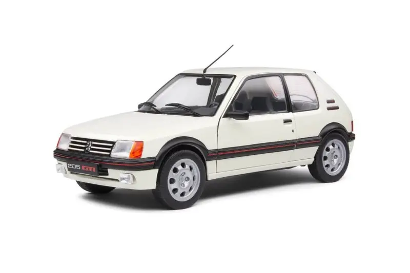 Solido Model automobila Peugeot 205 GTI 1.9L MK 1 - Blanche -1988, Beli