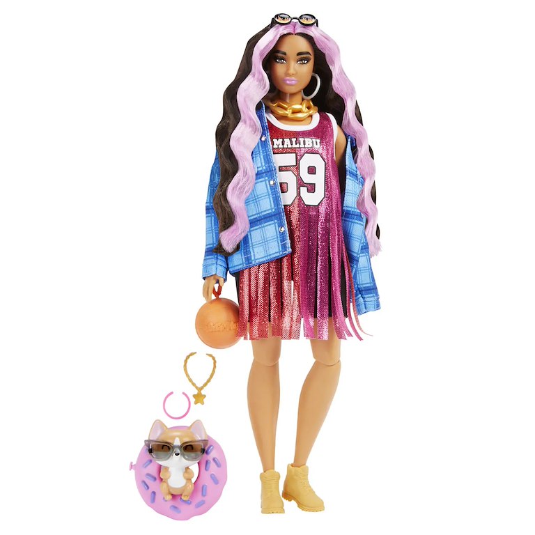 MATTEL Barbie lutka Extra Košarkašica