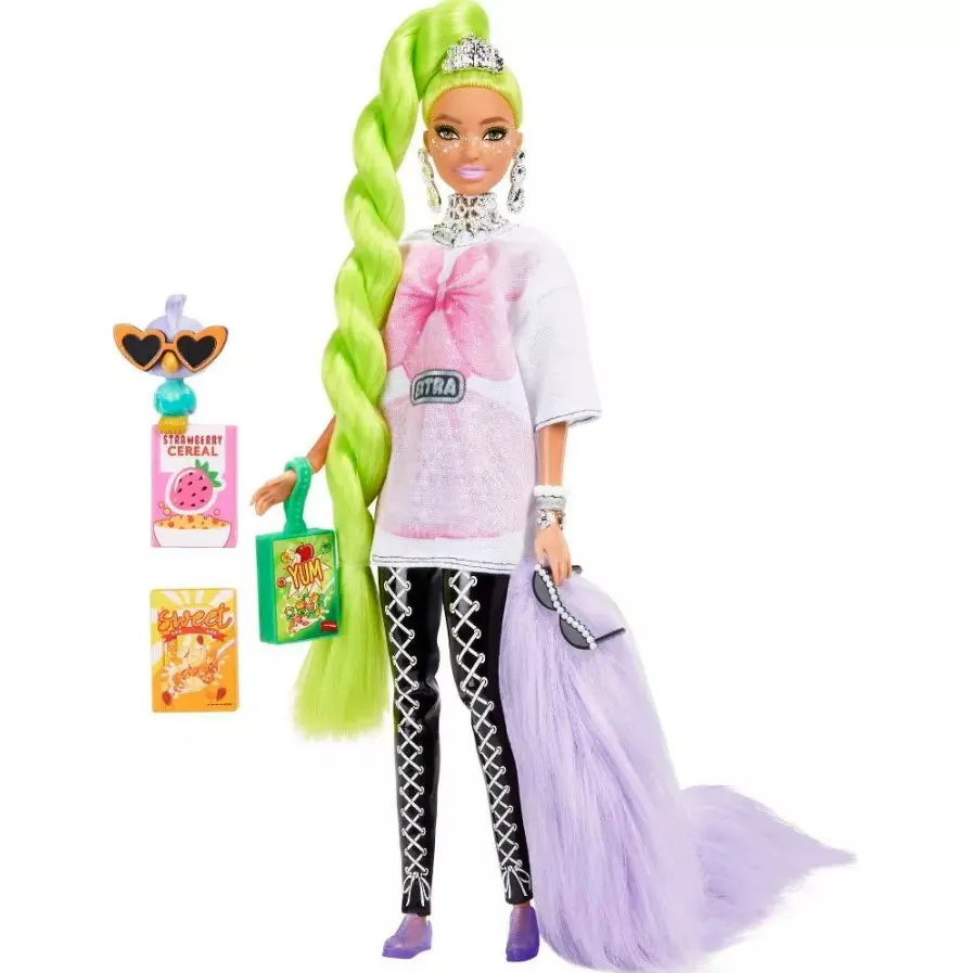 MATTEL Barbie lutka Extra Neon