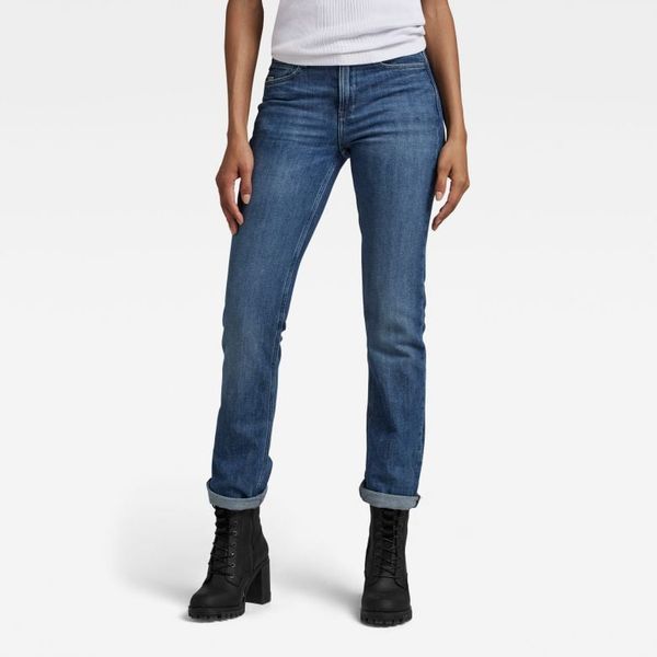 G-STAR JEANS - NOXER STRAIGHT WMN BLUE