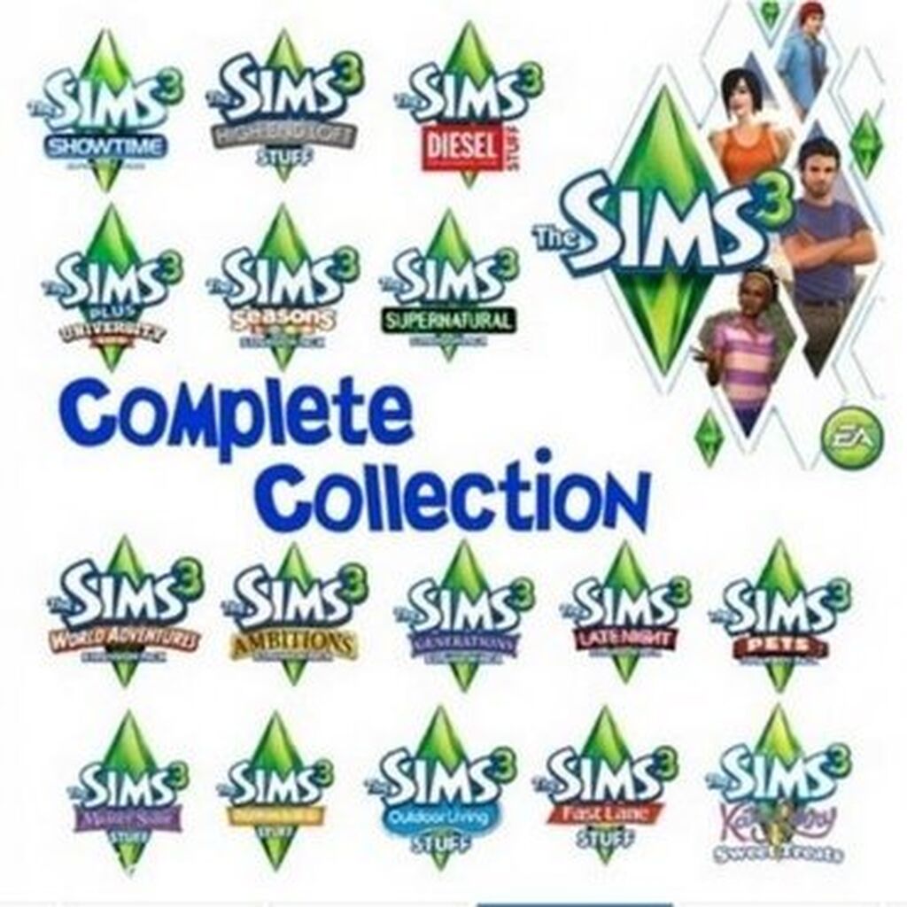 SIMS 3 PAKET [Igra + SVI dodaci] U OVOM PAKETU, UZ OSNOVNU IGRU