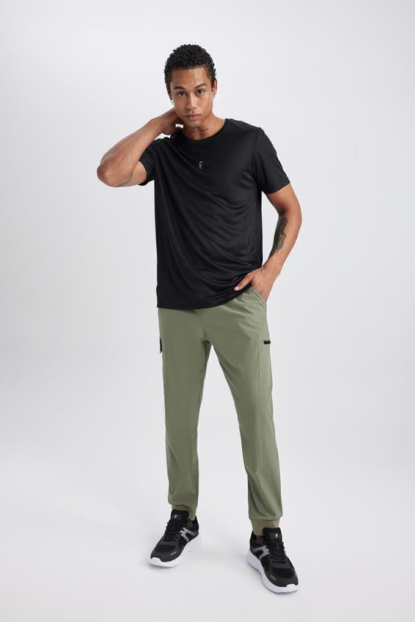 DEFACTO FIT STANDARD FIT CARGO POCKET ELASTIC LEG WOVEN JOGGER SWEATPANTS