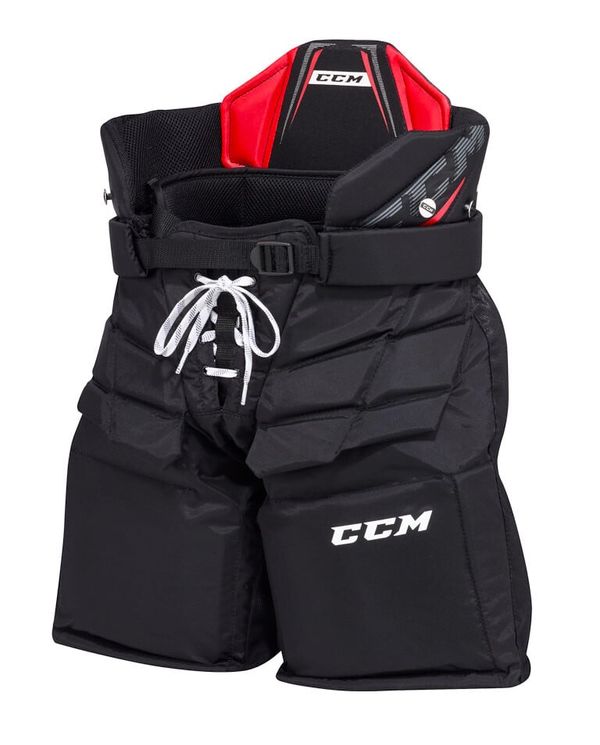 ICE HOCKEY GOALIE PANTS CCM 1.5 BLACK JUNIOR L