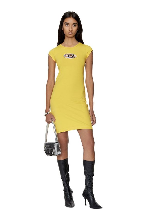 DIESEL DRESS - D-ANGIEL DRESS YELLOW