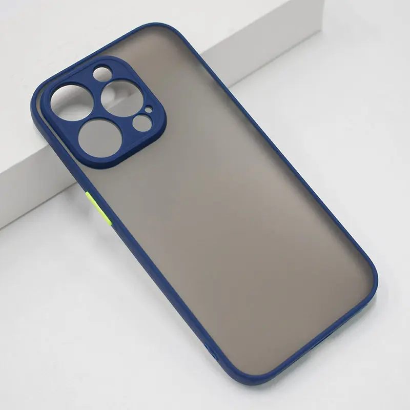 Maska Matte za iPhone 15 Pro, Plava