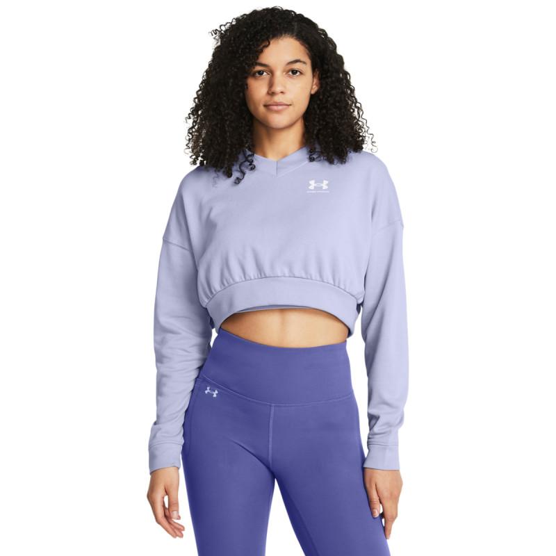 Under Armour Women's UA Rival Terry Oversized Crop Crew