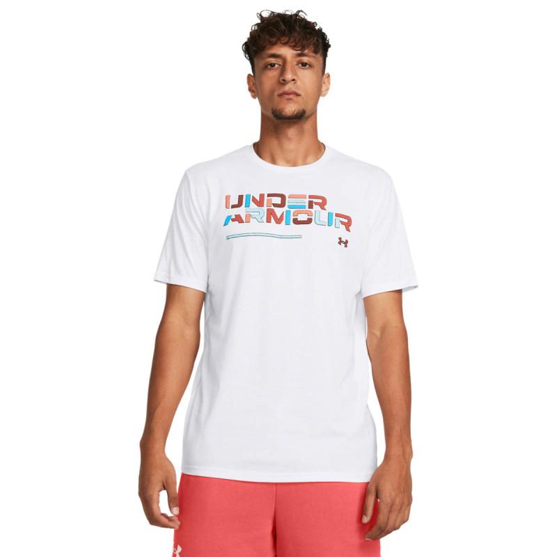 Under Armour Men's UA Colorblock Wordmark Short Sleeve