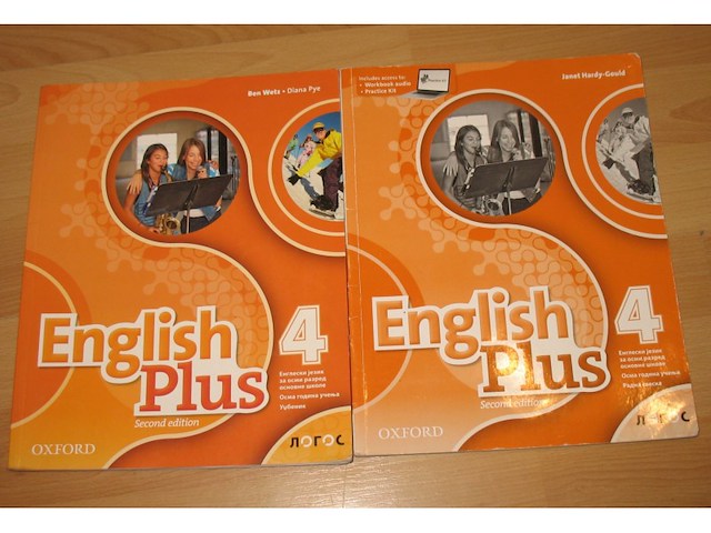 8. ENGLISH PLUS 4 LOGOS KOMPLET UDZBENIK + RADNA SVESKA