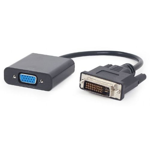Gembird A-DVID-VGAF-01 VIDEO Adapter DVI-D to VGA HD15, M/F, Cable 20cm, Black