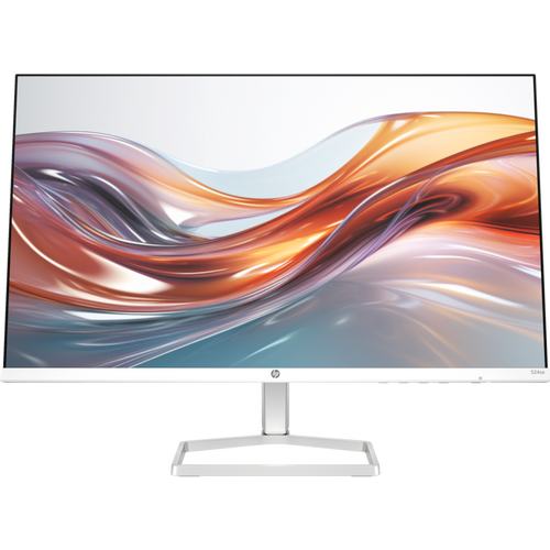 HP consumer 94C36E9 23.8" IPS AG Flat FHD 1920x1080@100Hz, 16:9, 1500:1, 300cd/m², 5ms, 178°/178°, 1 VGA, 1 HDMI 1.4, 2x2 W, Tilt, White/Silver, 2yw, HP Series 5 524sa