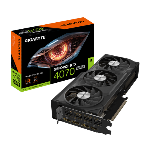 Gigabyte GV-N407SWF3OC-12GD GeForce RTX 4070 SUPER WINDFORCE 12GB GDDR6X