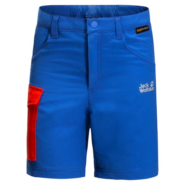 DĚTSKÉ KRAŤASY JACK WOLFSKIN ACTIVE SHORTS COASTAL BLUE