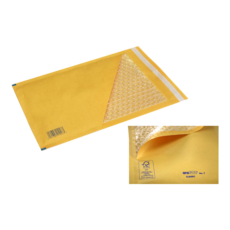 KOVERTA SOFT MAIL NO.6 220X340MM BRAON