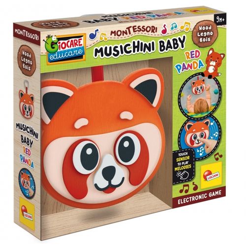 Montesori Musicini Baby drveni set Lisciani Red Panda 105427