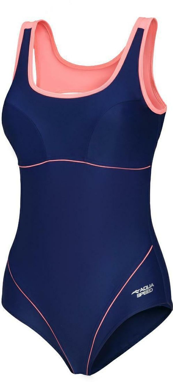 AQUA SPEED WOMAN'S SWIMMING SUIT CORA NAVY BLUE