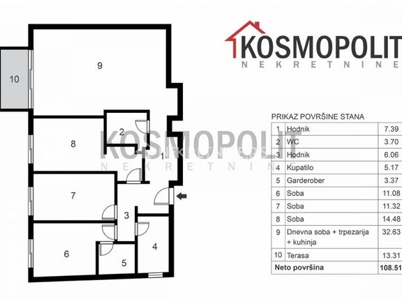 Gradska lokacija, Centar, Žarka Zrenjanina, 4.0, 108m2, 175000 EUR