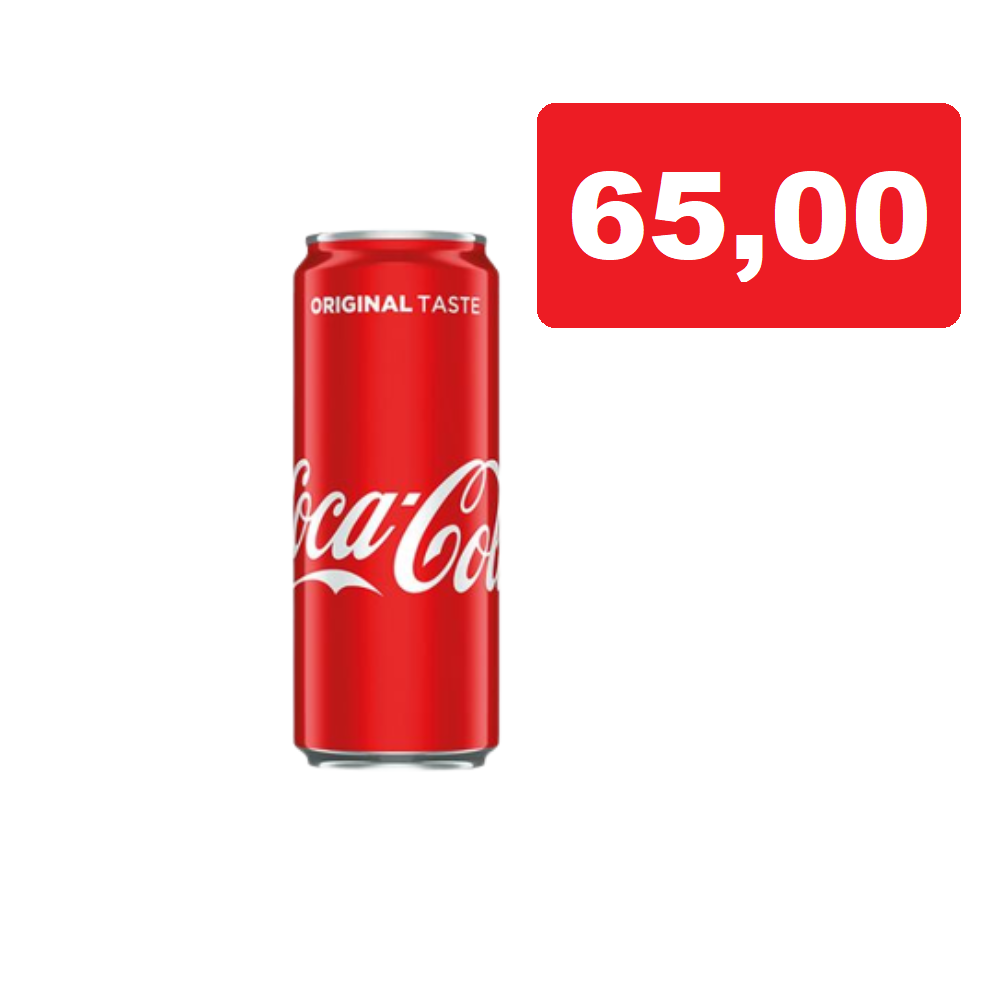 COCA COLA 0.33 GAZIRANI SOK LIMENKA 1/24