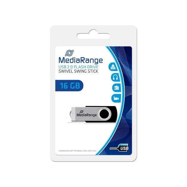 USB FLASH MEMORIJA MEDIARANGE 2.0 16GB