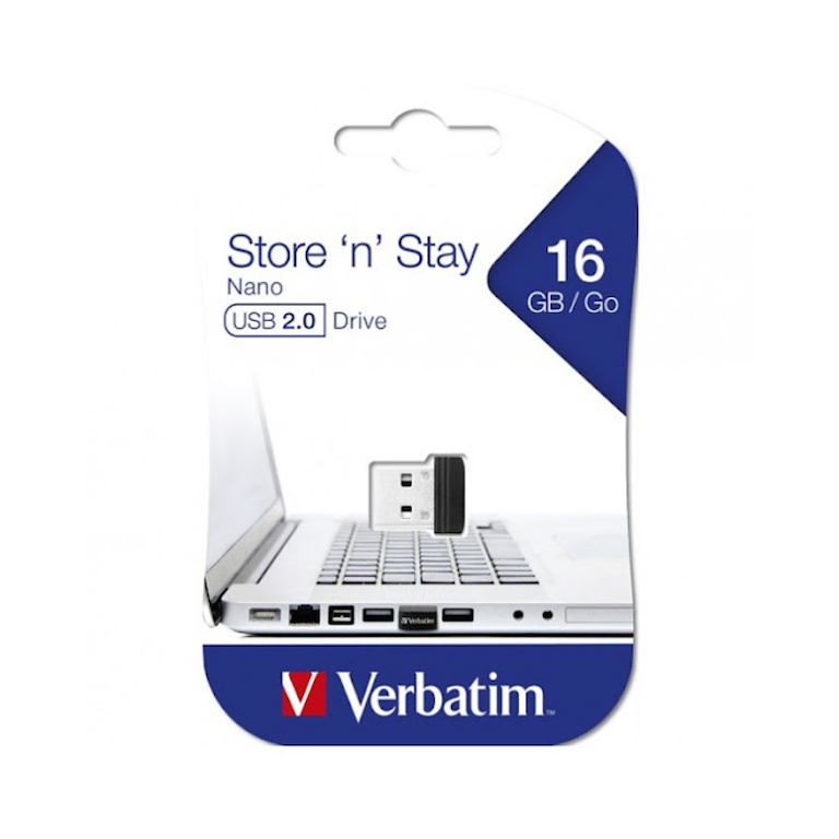 USB FLASH MEMORIJA VERBATIM 2.0 16GB NANO STORE N STAY