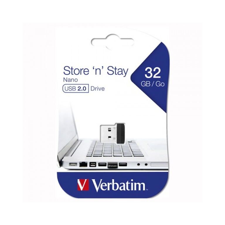 USB FLASH MEMORIJA VERBATIM 2.0 32GB NANO STORE N STAY