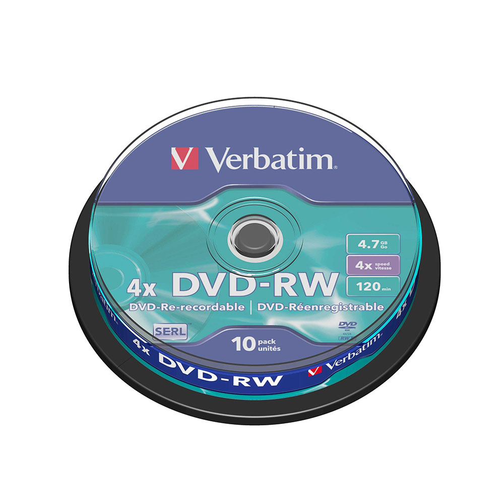 DVD-RW VERBATIM SPINDLE 1/10