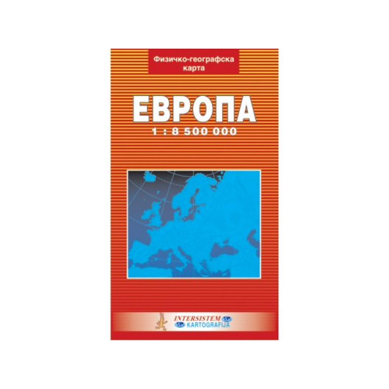 FIZIČKO-GEOGRAFSKA KARTA EVROPE