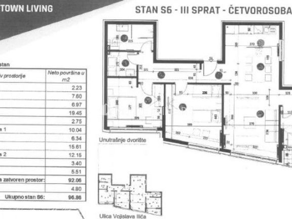 Vračar, Crveni krst - Vojislava Ilića, 97m2 - LUX, Vojislava Ilića