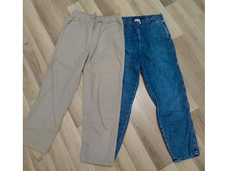 Dva para pantalona H&M 12g 152 veličina