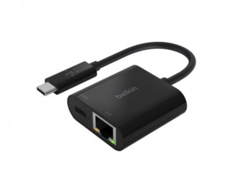 BELKIN USB-C na Ethernet + adapter za punjenje INC001btBK OUTLET