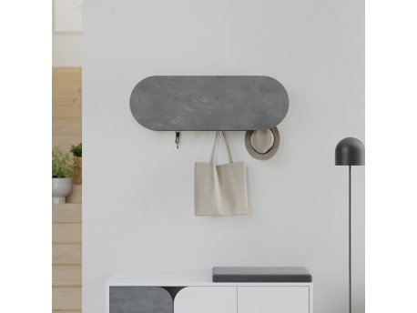 HANAH HOME Čiviluk Kroma Hanger Grey