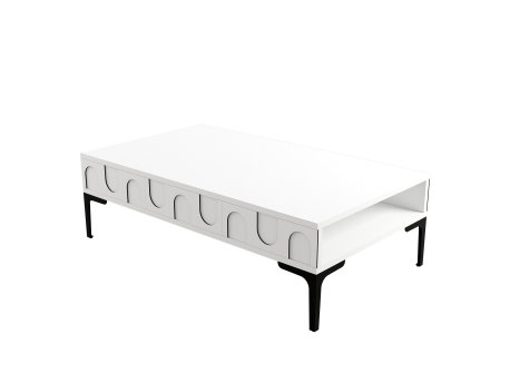 HANAH HOME Sto za dnevnu sobu Lyon 32 White Black