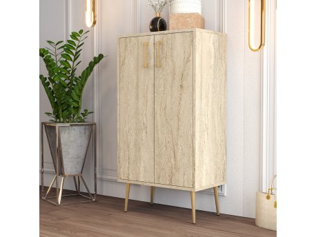 HANAH HOME Cipelarnik Prag Travertine