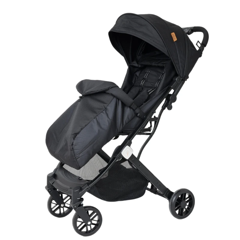 Jungle Quad kolica za bebe sa navlakom Black, 0m+