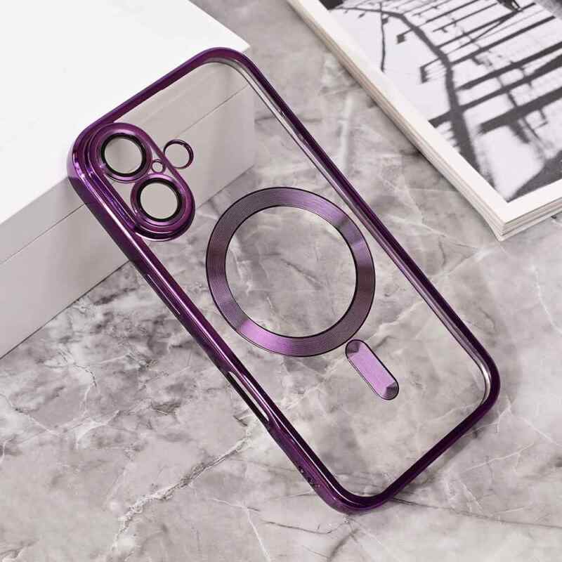 Maska Magsafe Lux za iPhone 16 6.1 ljubicasta