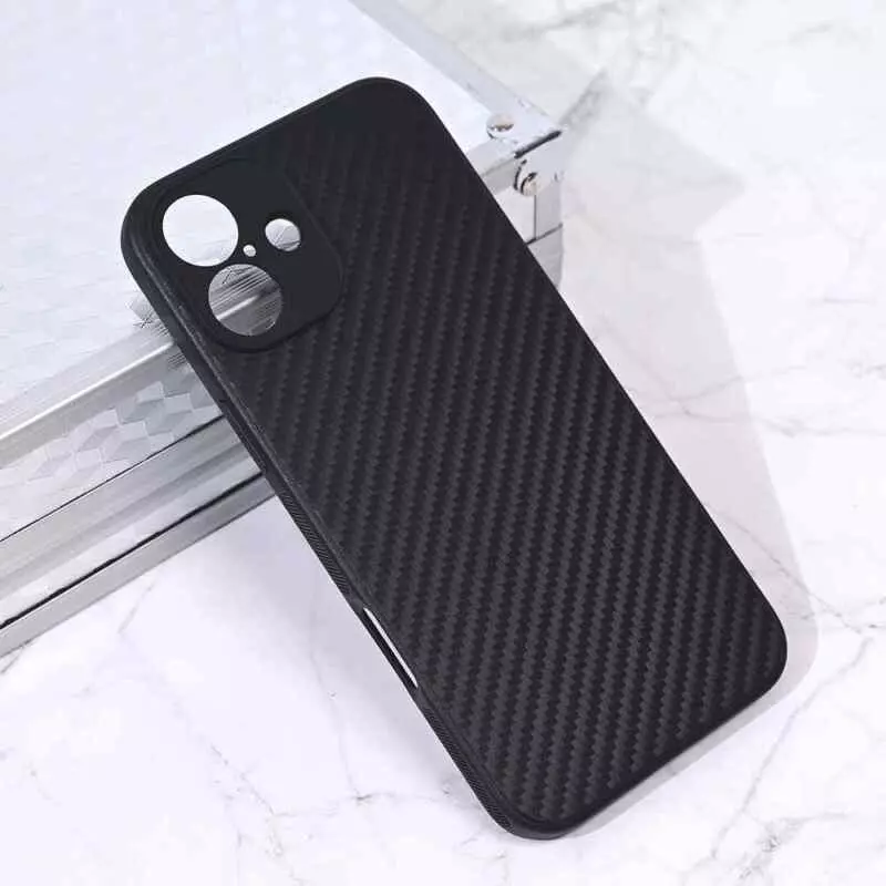 Maska Carbon fiber za iPhone 16 Plus 6.7 crna