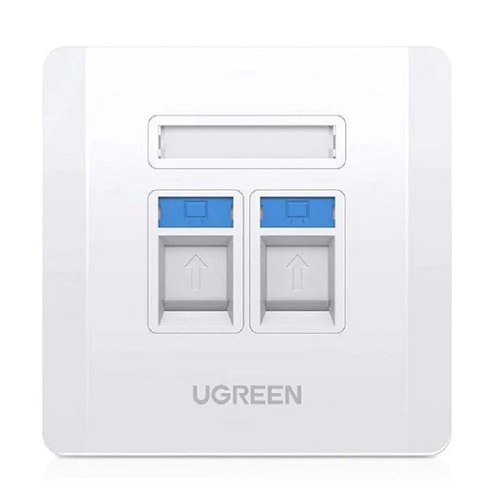 UGREEN Zidna utičnica RJ45 i RJ11