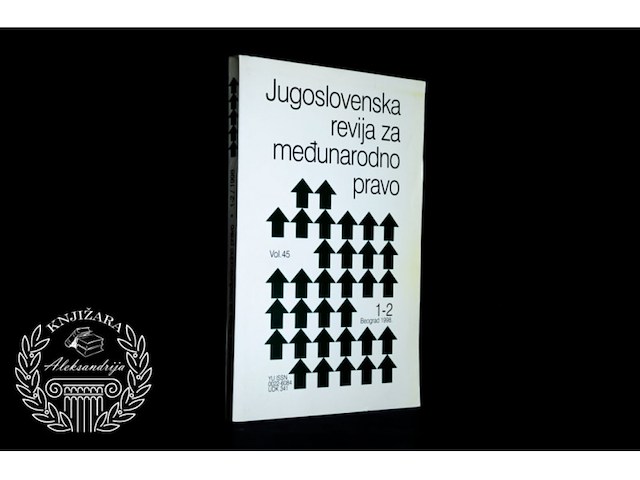 Jugoslovenska revija za međunarodno pravo 1 - 2 / 1998