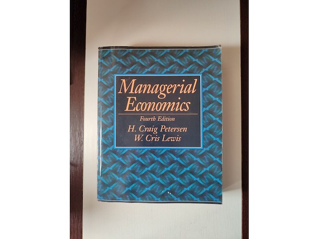 Managerial Economics - Peterson