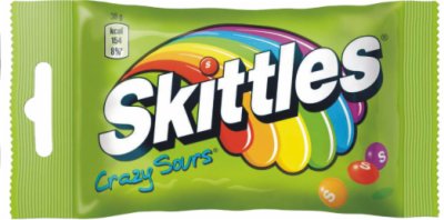 BOMBONE CRAZY SOUR SKITTLES 38G
BOMBONE CRAZY SOUR SKITTLES 38G