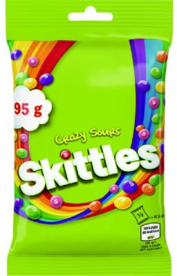 BOMBONE GRAZY SOUR SKITTLES 95G
BOMBONE GRAZY SOUR SKITTLES 95G