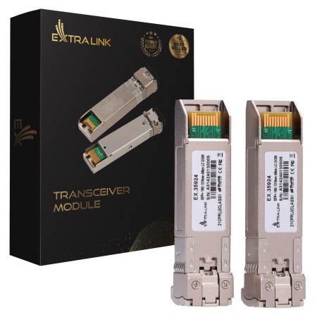 Extralink SFP+ 10G, 1310nm, SM, LC, 40km, 2-PACK, cena po komadu ( 5337 )