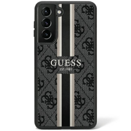 Guess futrola za Samsung S23 black 4G printed stripe ( GSM169699 )