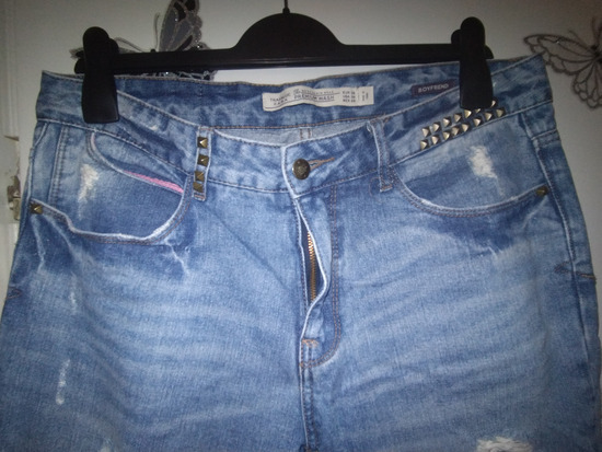   ZARA BAGGY FARMERKE TOP